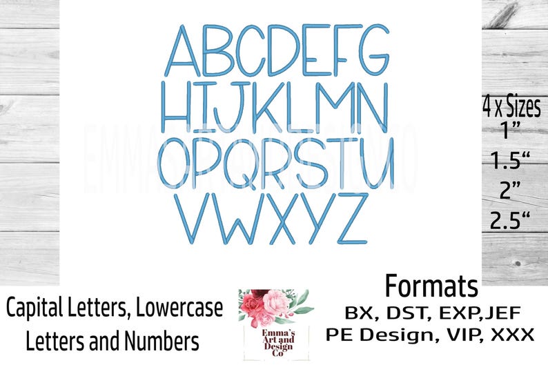 Script Machine Embroidery Font , Machine Embroidery Design , Cursive BX ...