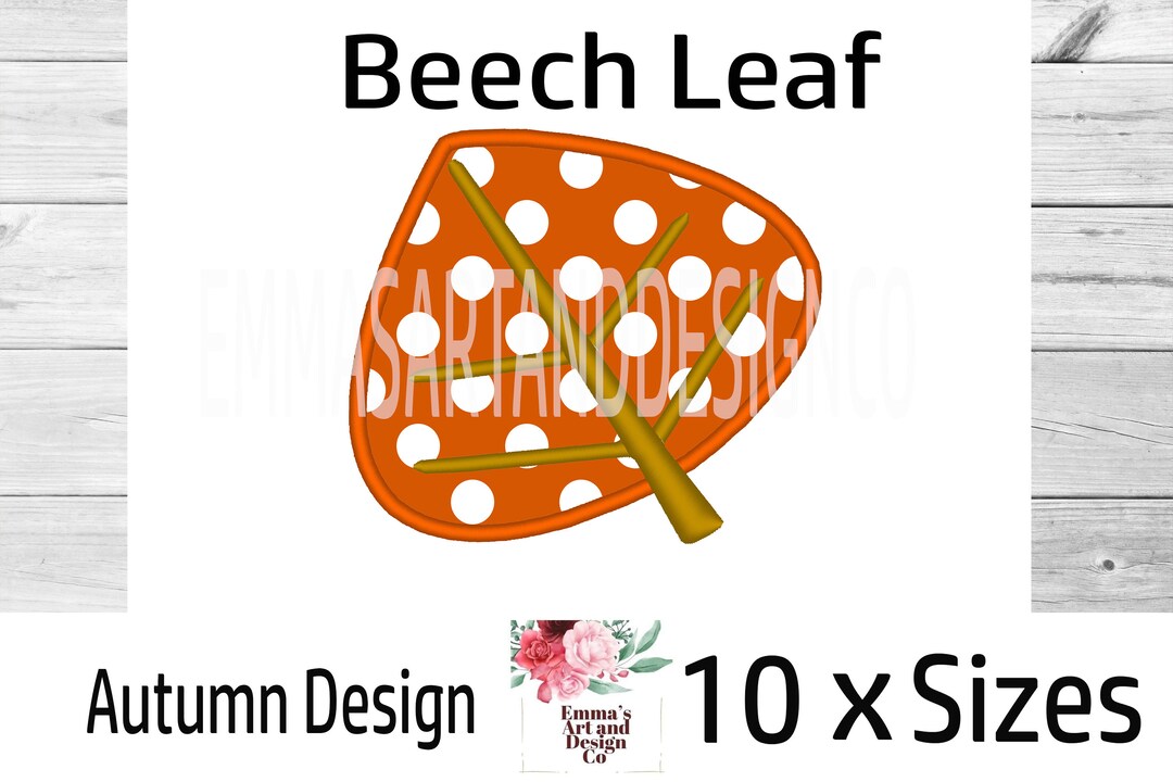 Leaf Machine Embroidery Design, Fall Machine Embroidery Design, Machine ...