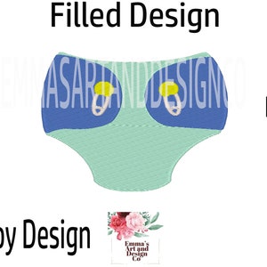 Nappy Machine Embroidery Design, Machine Embroidery Nappy Design ...