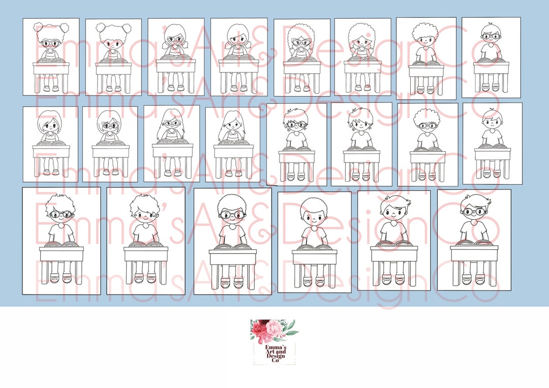 College Stamp, Digi Stamp, Girl Stamp, School Digistamp, Boy Stamp ...