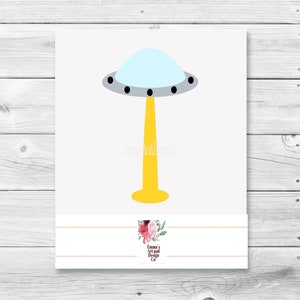 UFO Svg, Spacecraft Clipart, Spaceship Cutting File, UFO File for ...