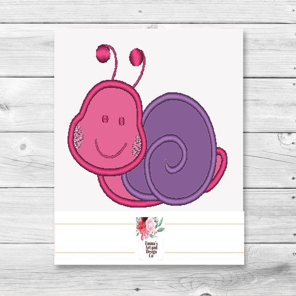 Snail Applique - Etsy