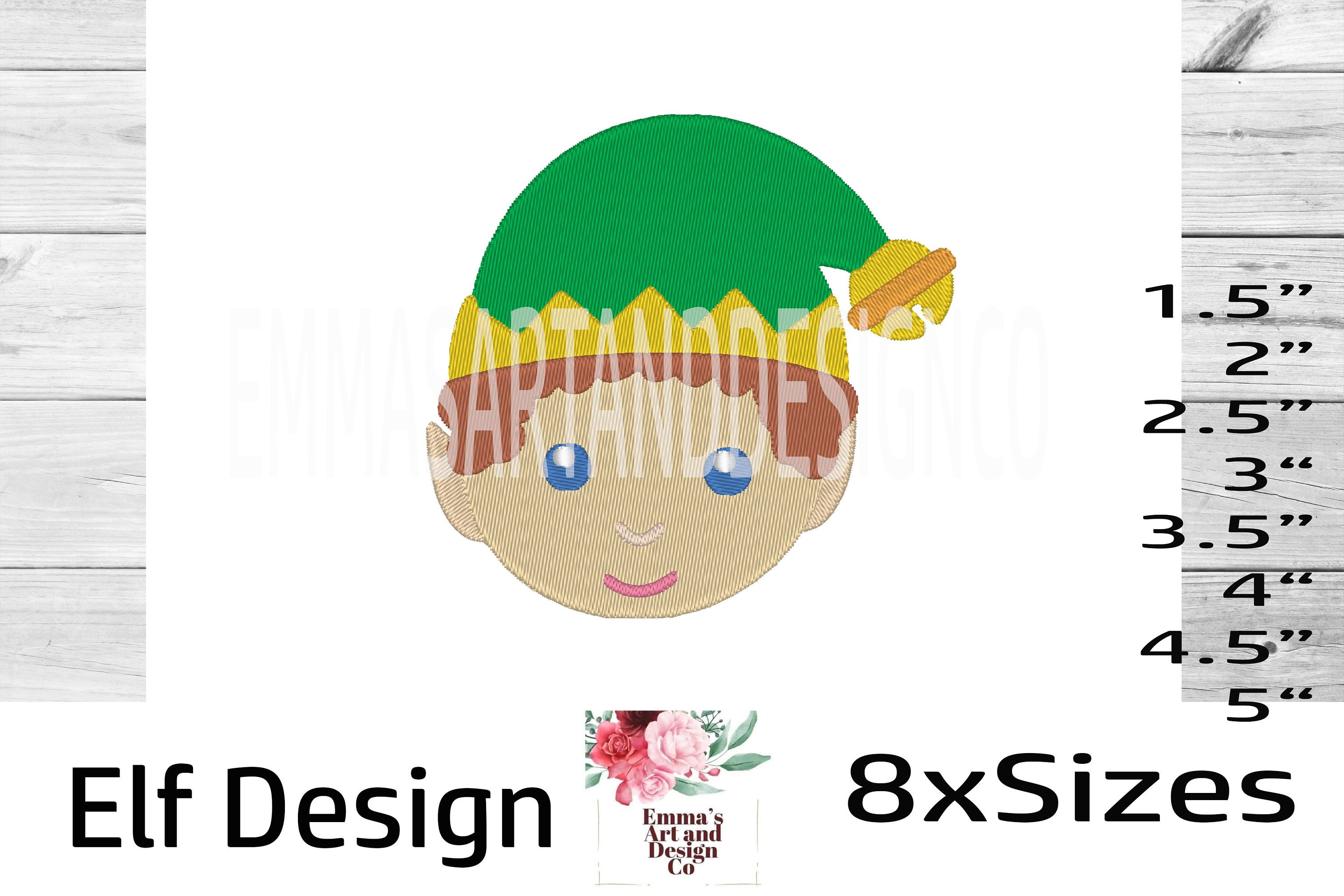 Elf Embroidery Design Machine Embroidery Elf Design - Etsy