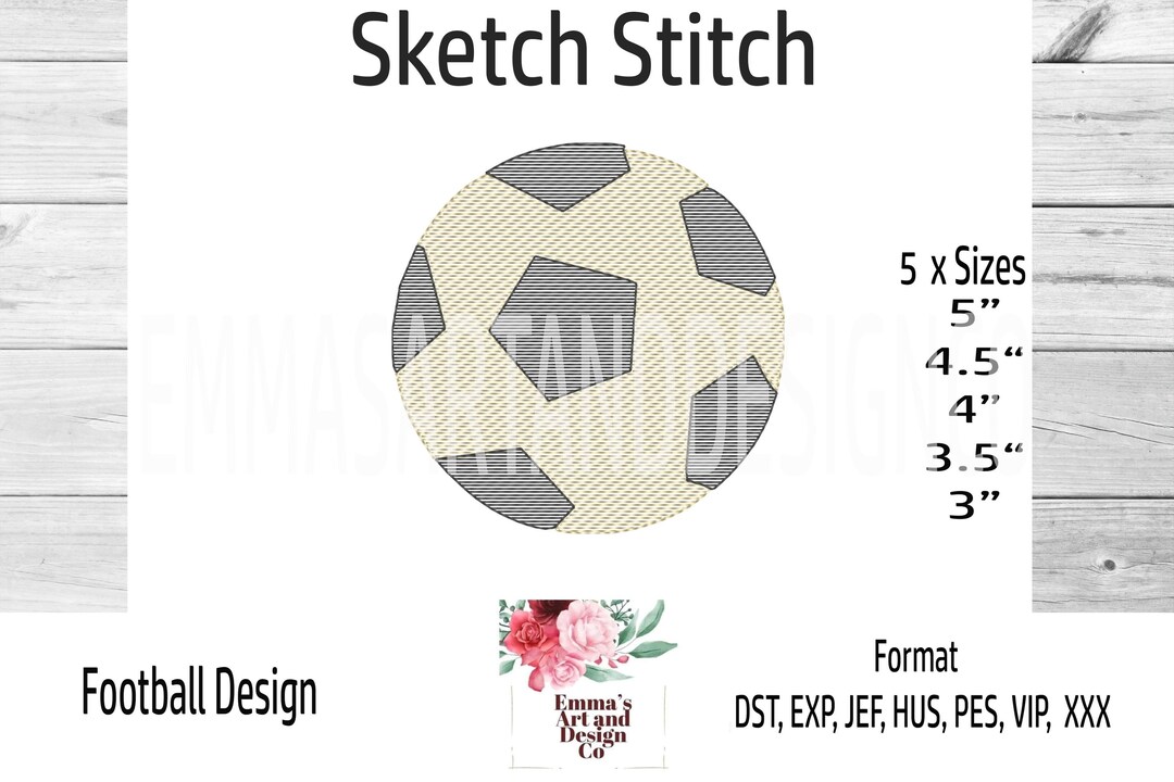Soccer Machine Embroidery Design, Football Design, Footie Machine ...