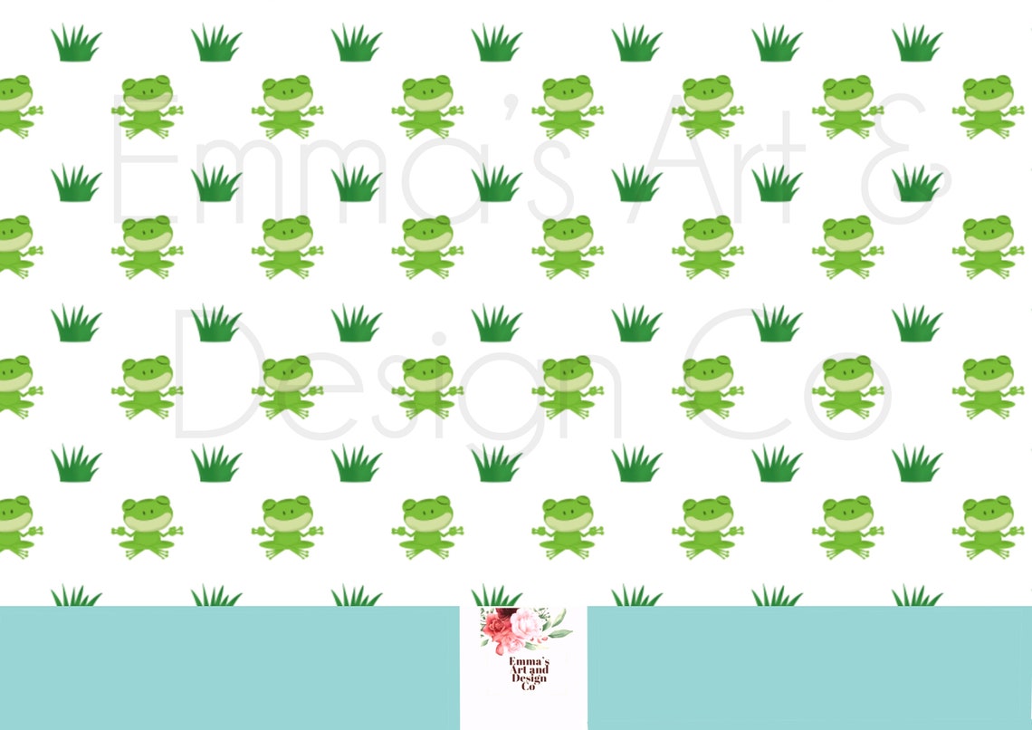 Digital Paper Printable Clipart Cute Frog Scrapbooking - Etsy Canada