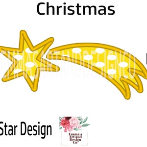 Christmas North Star Machine Embroidery Design, Machine Embroidery ...