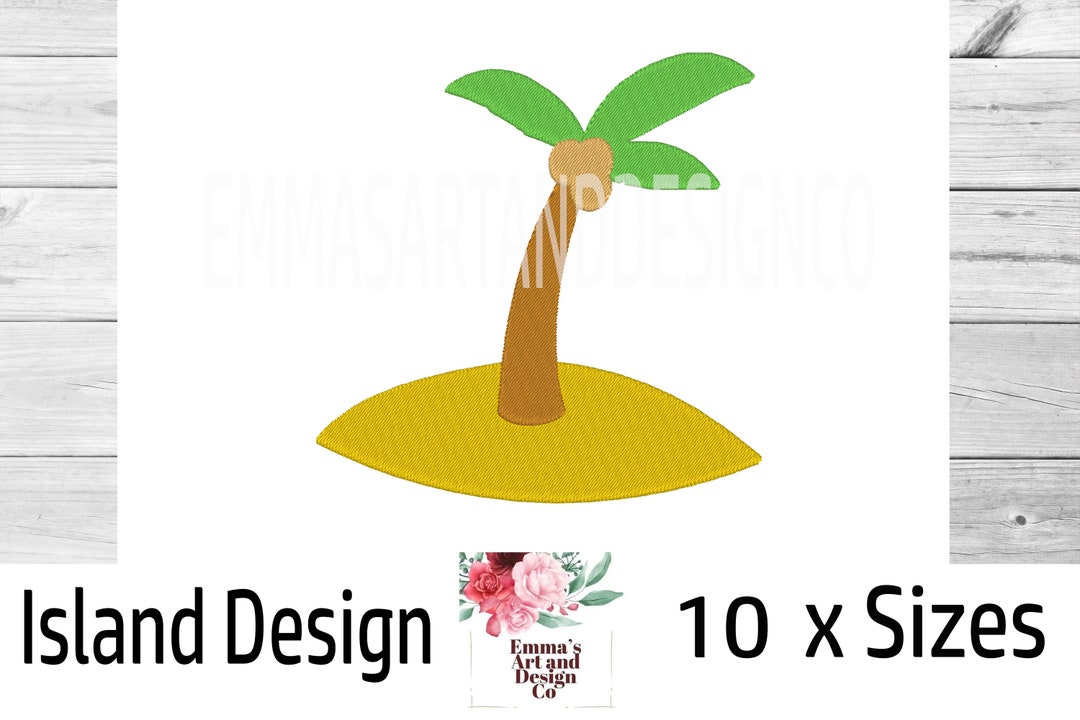 Island Machine Embroidery Design, Treasure Island Embroidery Designs ...