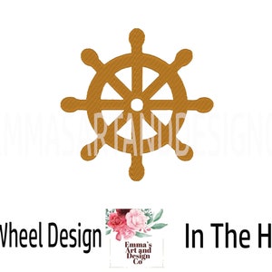 Ships Wheel Machine Embroidery Design, Pirate Ship Embroidery Designs ...