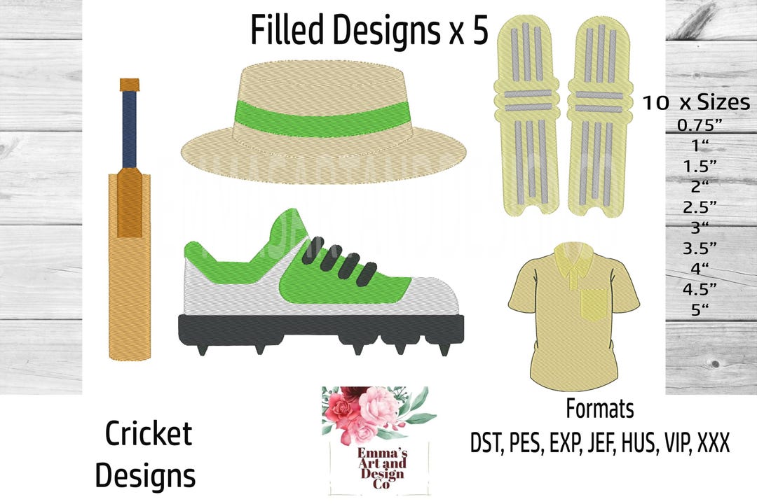 Cricket Machine Embroidery Design, Cricket Design, Cricket Embroidery ...