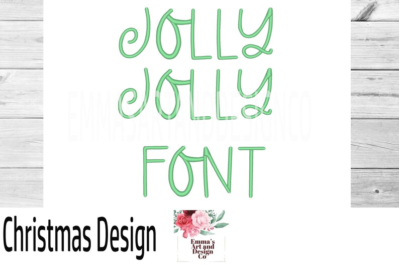 Jolly Jolly Machine Embroidery Font, Jolly Jolly Embroidery Font, BX ...