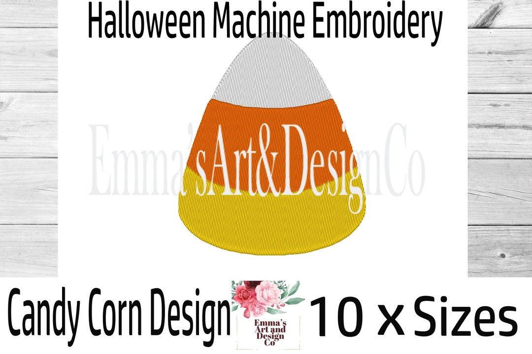 Candy Corn Embroidery Design, Candy Corn Design, Candy Embroidery ...