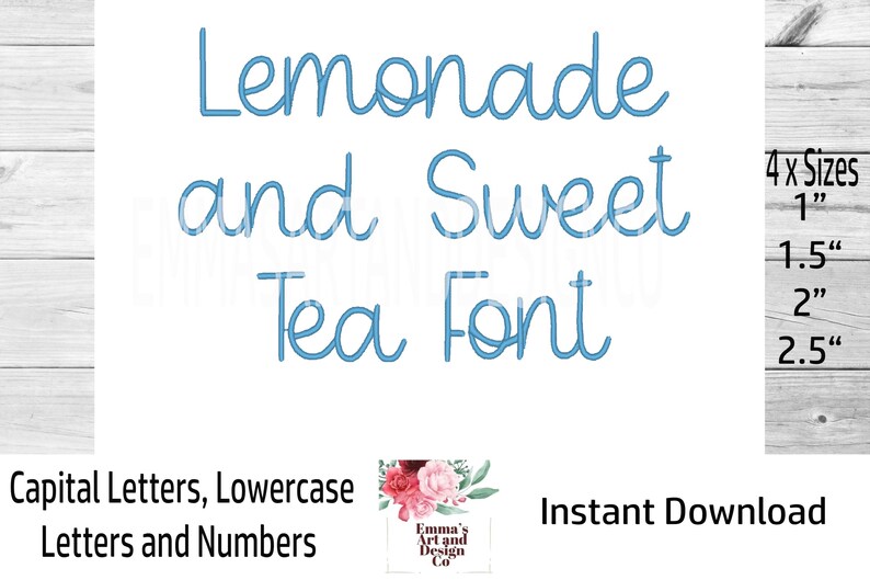 Script Machine Embroidery Font , Machine Embroidery Design , Cursive BX ...
