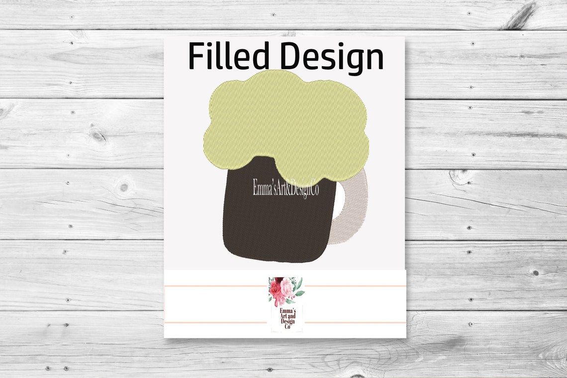 Guinness Machine Embroidery Design Machine Embroidery St - Etsy