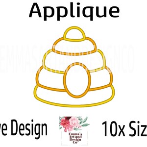 Beehive Machine Embroidery Design, Bumblebee Hive Machine Embroidery ...