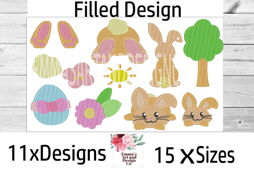Easter Machine Embroidery Design, Machine Embroidery Easter, Embroidery ...