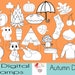 Autumn Digital Stamps Fall PNG Clipart Fall Clipart Images - Etsy