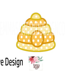 Beehive Machine Embroidery Design, Bumblebee Hive Machine Embroidery ...