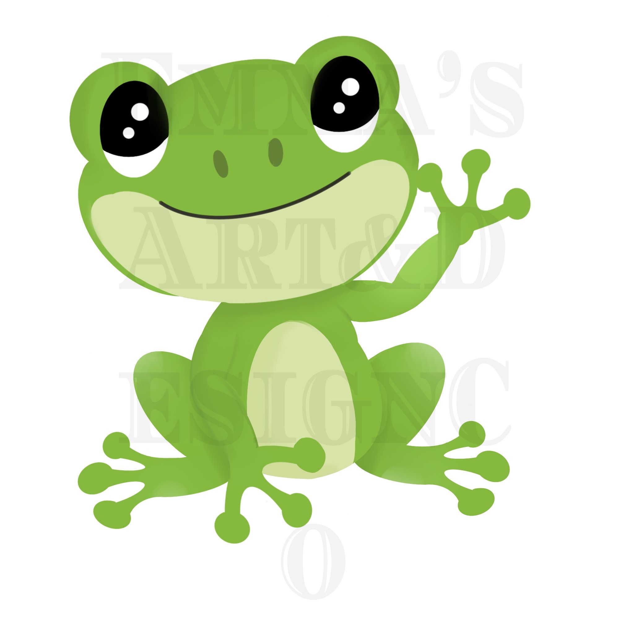 Free Cute Frog Clip Art
