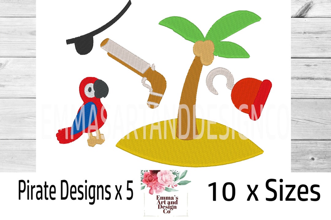 Pirate Machine Embroidery Design, Pirate Embroidery Designs, Embroidery ...