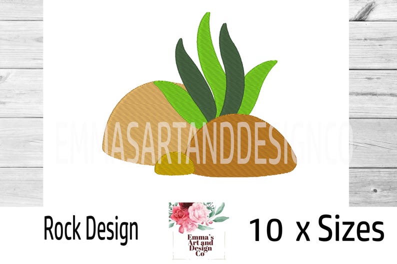 Rock Machine Embroidery Design, Cute Rock Embroidery Designs, Rock ...