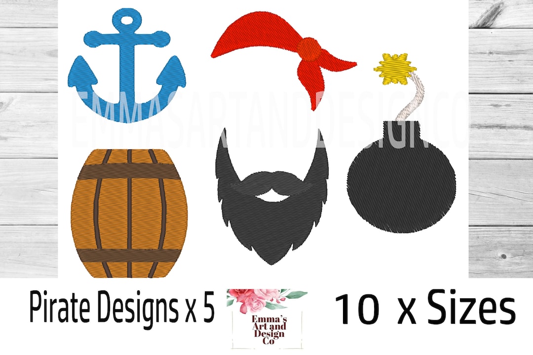Pirate Machine Embroidery Design, Pirate Embroidery Designs, Embroidery ...