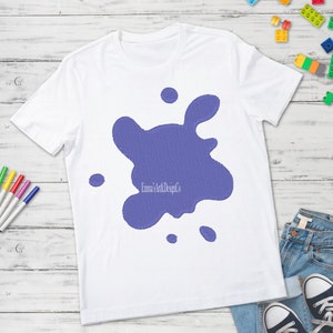 Paint Splat Embroidery Design, Paint Splash Embroidery Design, Paint ...