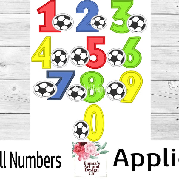 Soccer Applique - Etsy