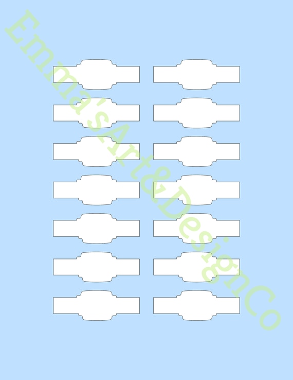 Instant Download Cigar Wrapper Template Vector SVG | Etsy