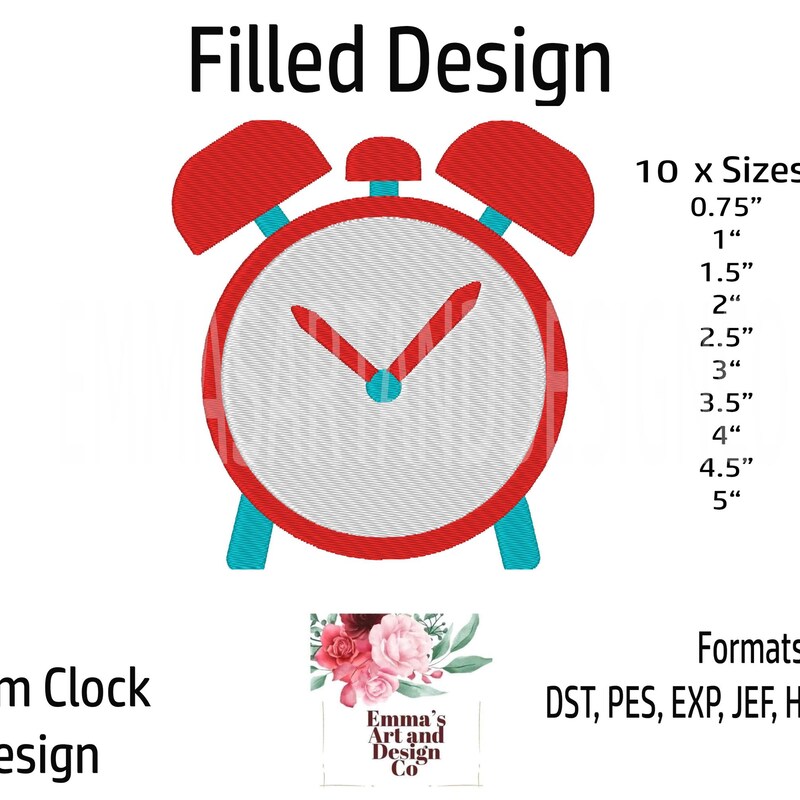 Embroidery Clock - Etsy
