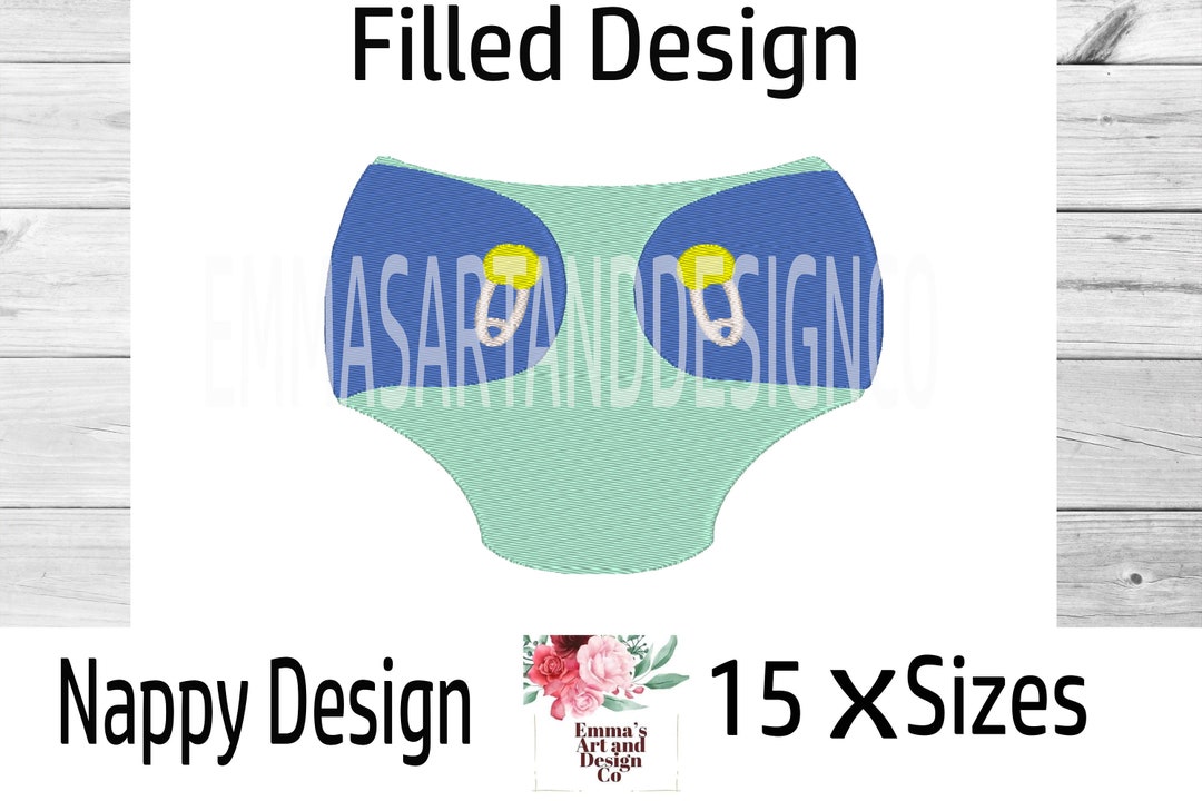 Nappy Machine Embroidery Design, Machine Embroidery Nappy Design ...