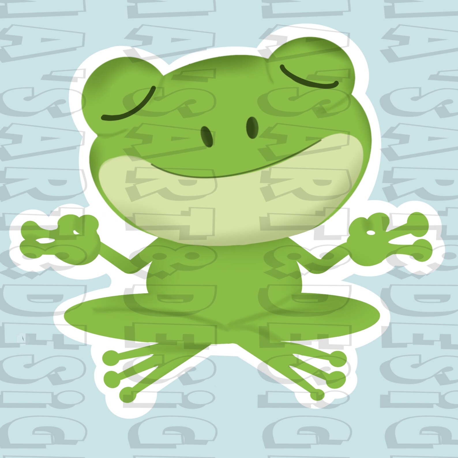 Frog Stickers, Printable Frog Sticker, Download Frog Sticker, Water ...