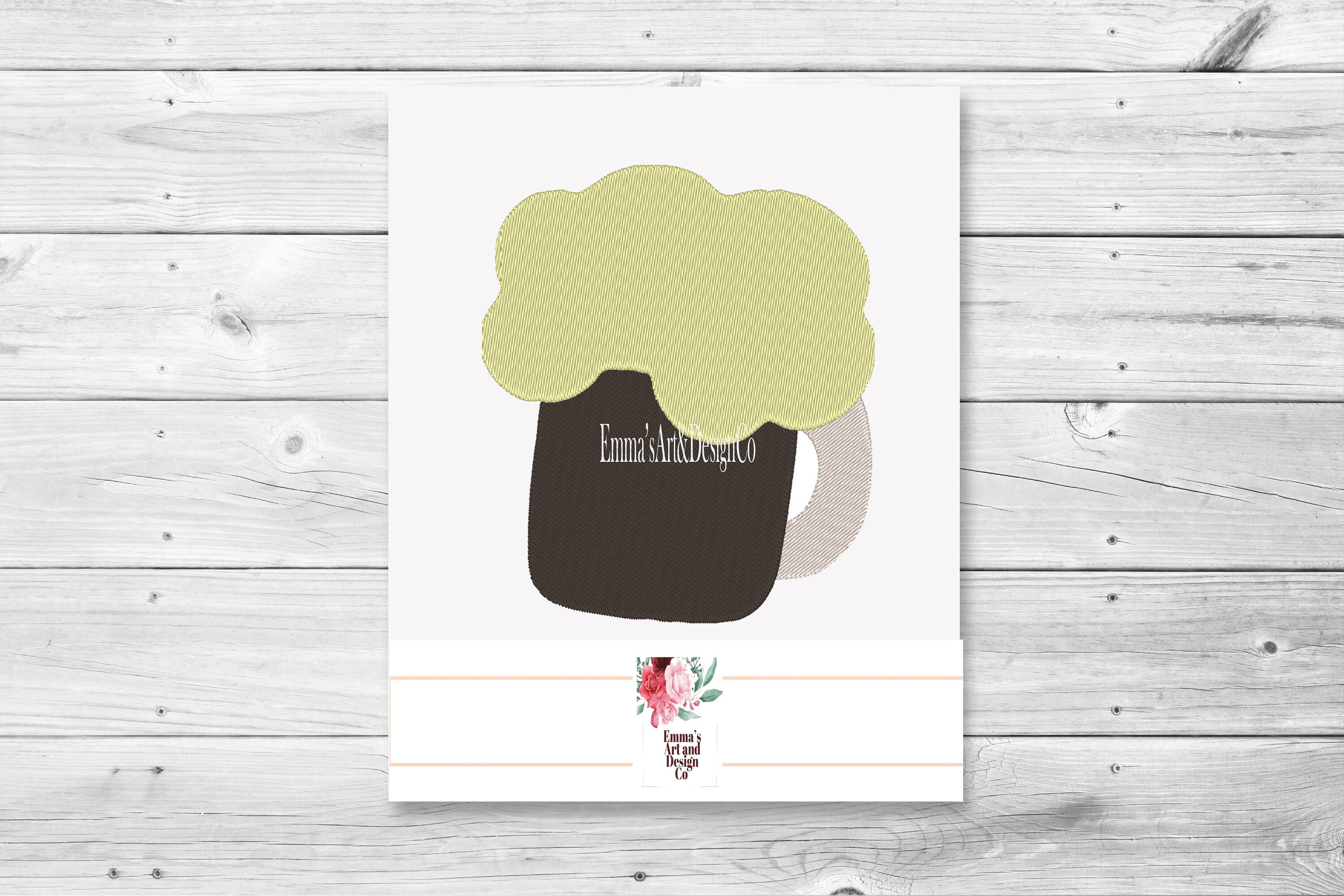 Guinness Machine Embroidery Design Machine Embroidery St - Etsy