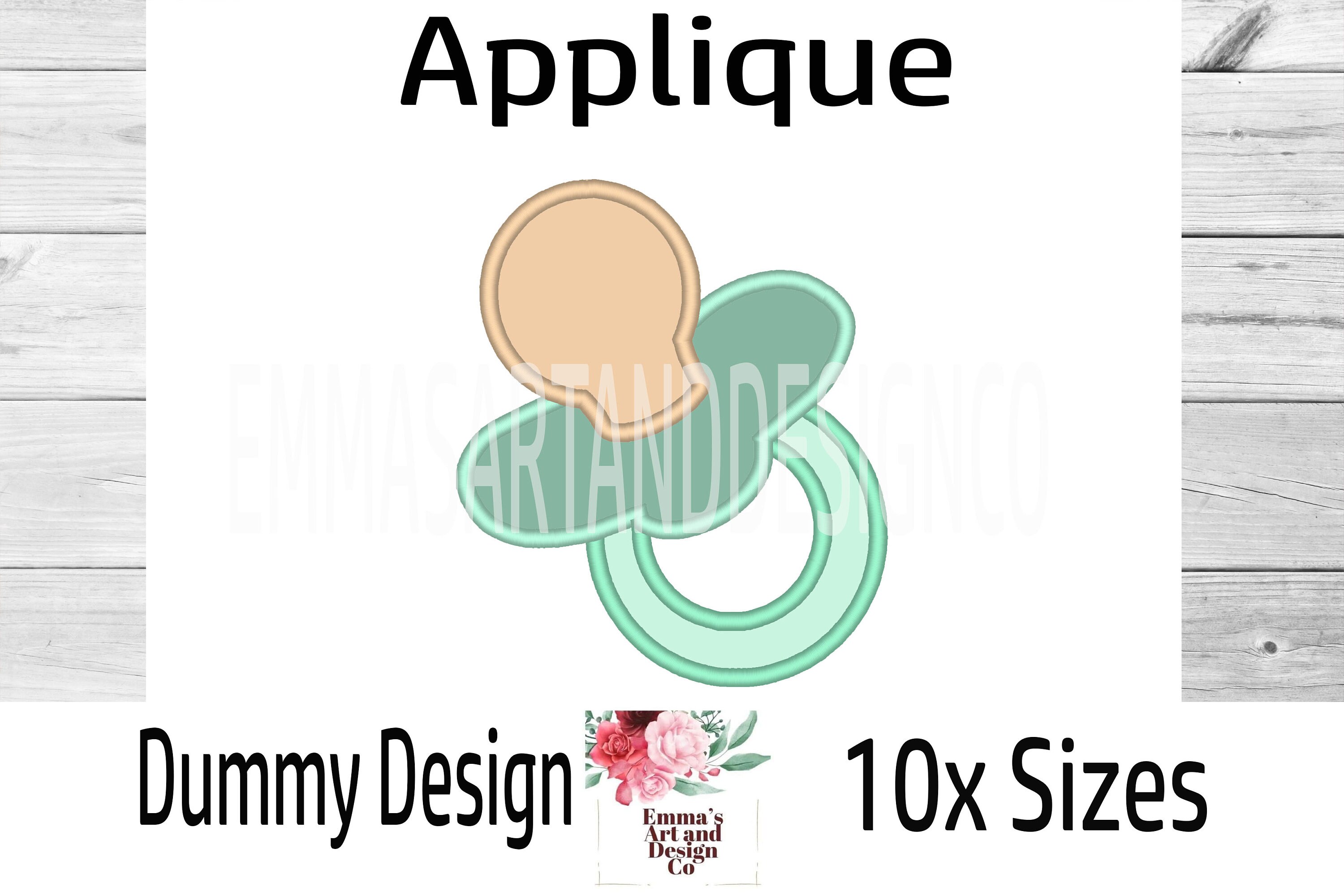 Applique Baby Dummy Machine Embroidery Design Machine - Etsy
