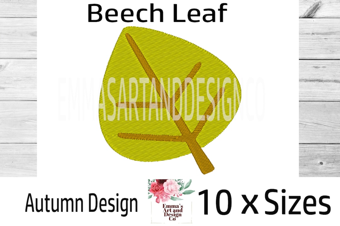 Leaf Machine Embroidery Design, Fall Machine Embroidery Design, Machine ...