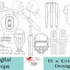 Summer Digital Stamps, Summer PNG Clipart, Summer Clipart Image’s ...