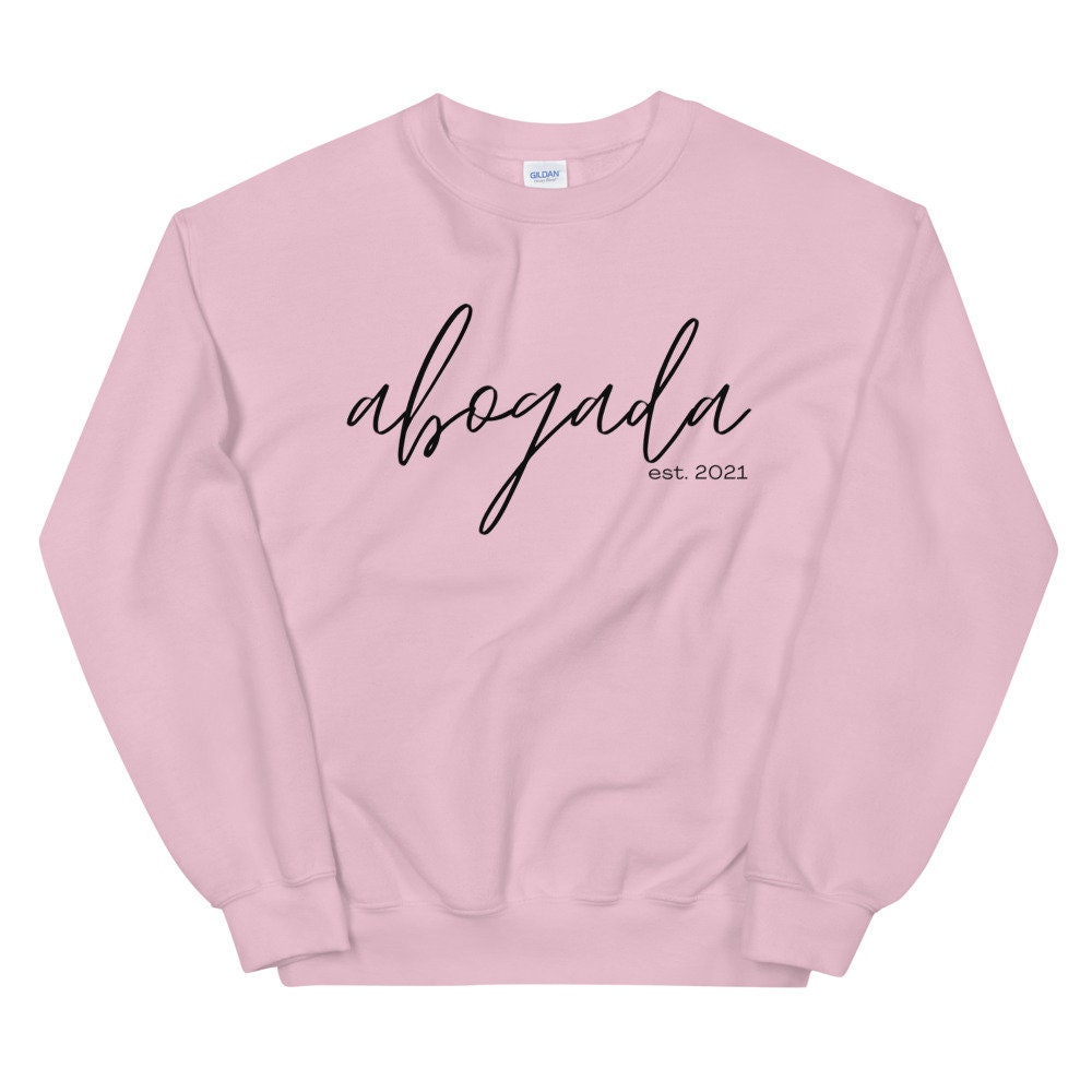 Abogada Est. 2021 Sweatshirt Attorney Sweatshirt Sweater | Etsy