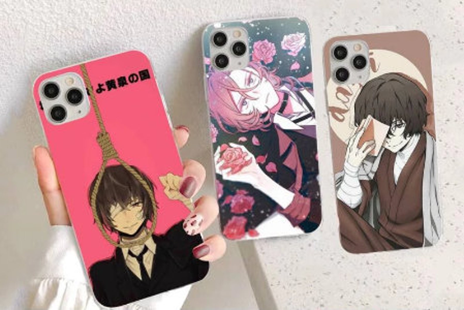 Bungou Stray Dogs Phone Case Anime Phone Case Dazai Osamu | Etsy