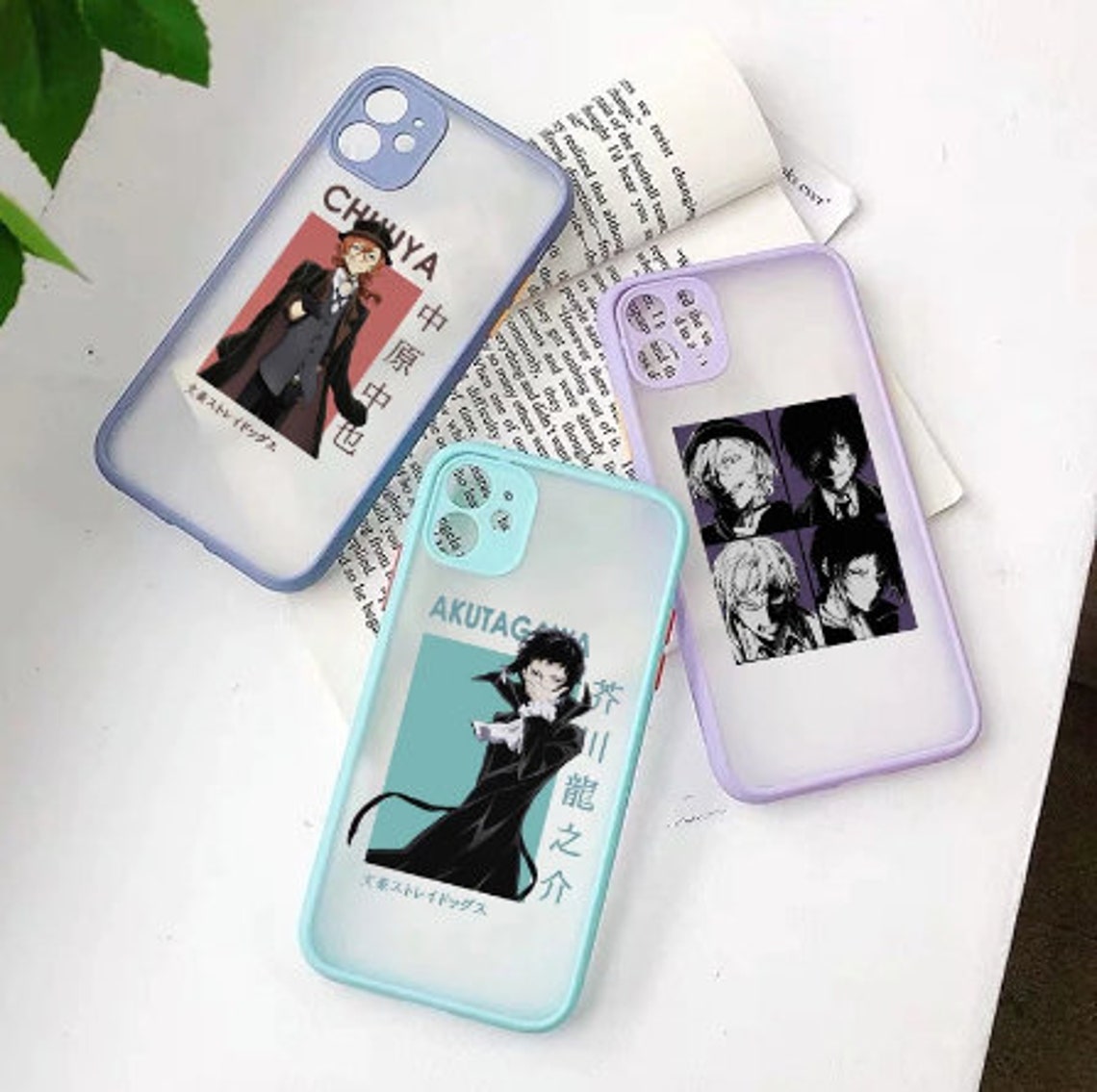 Bungou Stray Dogs Phone Case Anime Phone Case Dazai Osamu | Etsy