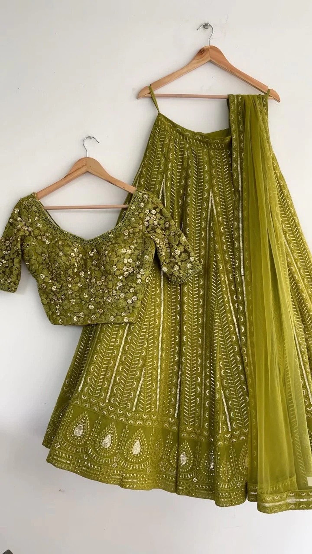 Designer Green Lehenga Choli for Women Indian Wedding Wear Party Wear ...