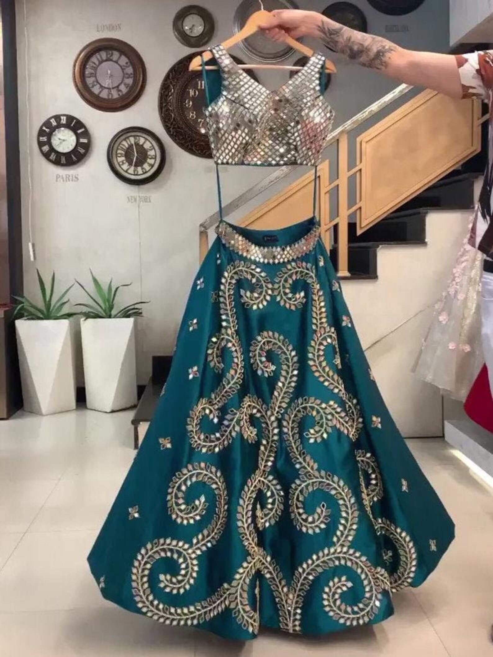 Mirror Work Lehenga Choli for Women or Girls Indian Wedding - Etsy