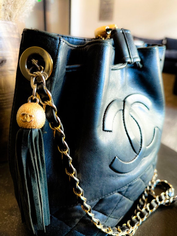 The Vintage Chanel Gold Bell Bucket - Gem