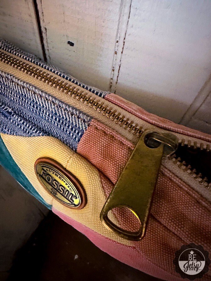 Fossil Vintage Patchwork Crossbody - Etsy