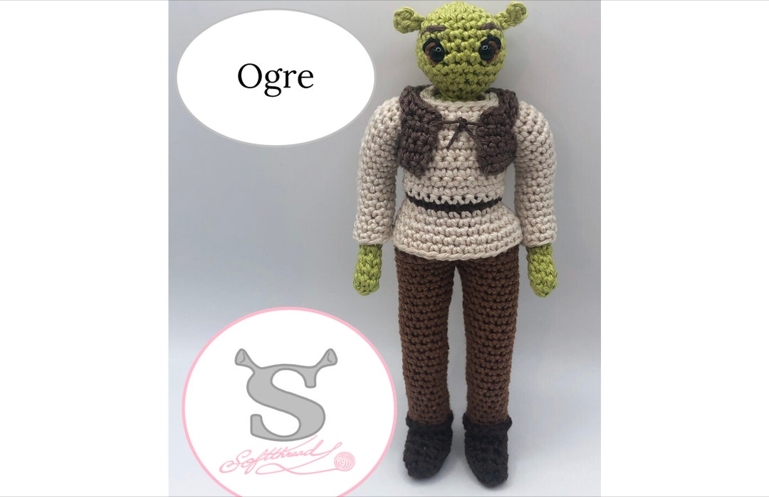 Ogre- Crochet PDF Pattern / Crochet Dress-up Doll - Etsy