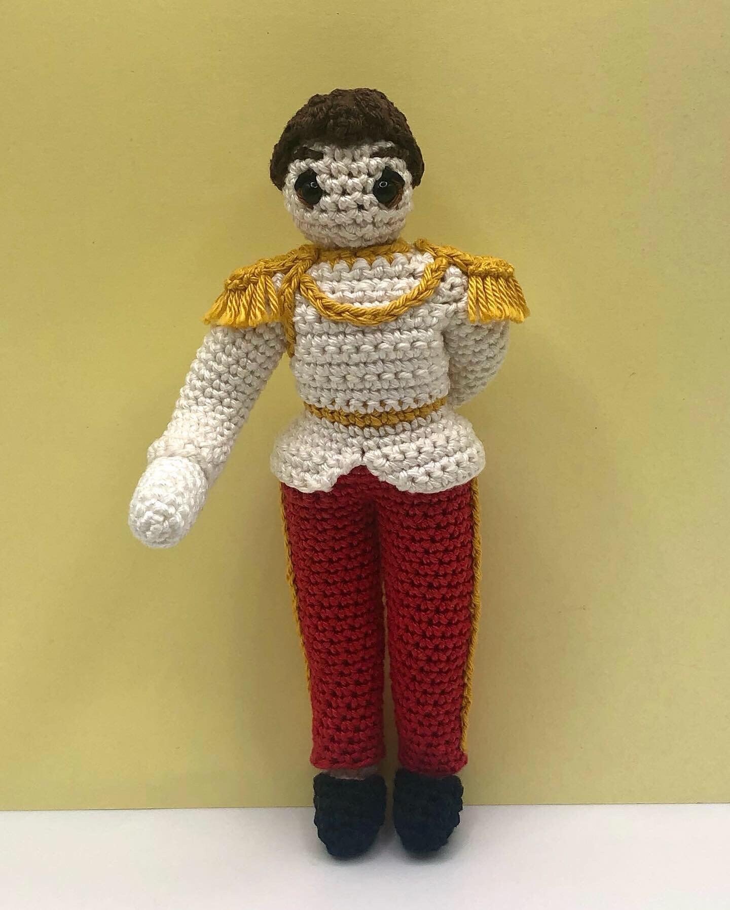 Charming Prince- Crochet PDF Pattern / Crochet Dress-up Doll - Etsy