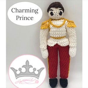 Charming Prince- Crochet PDF Pattern / Crochet Dress-up Doll - Etsy