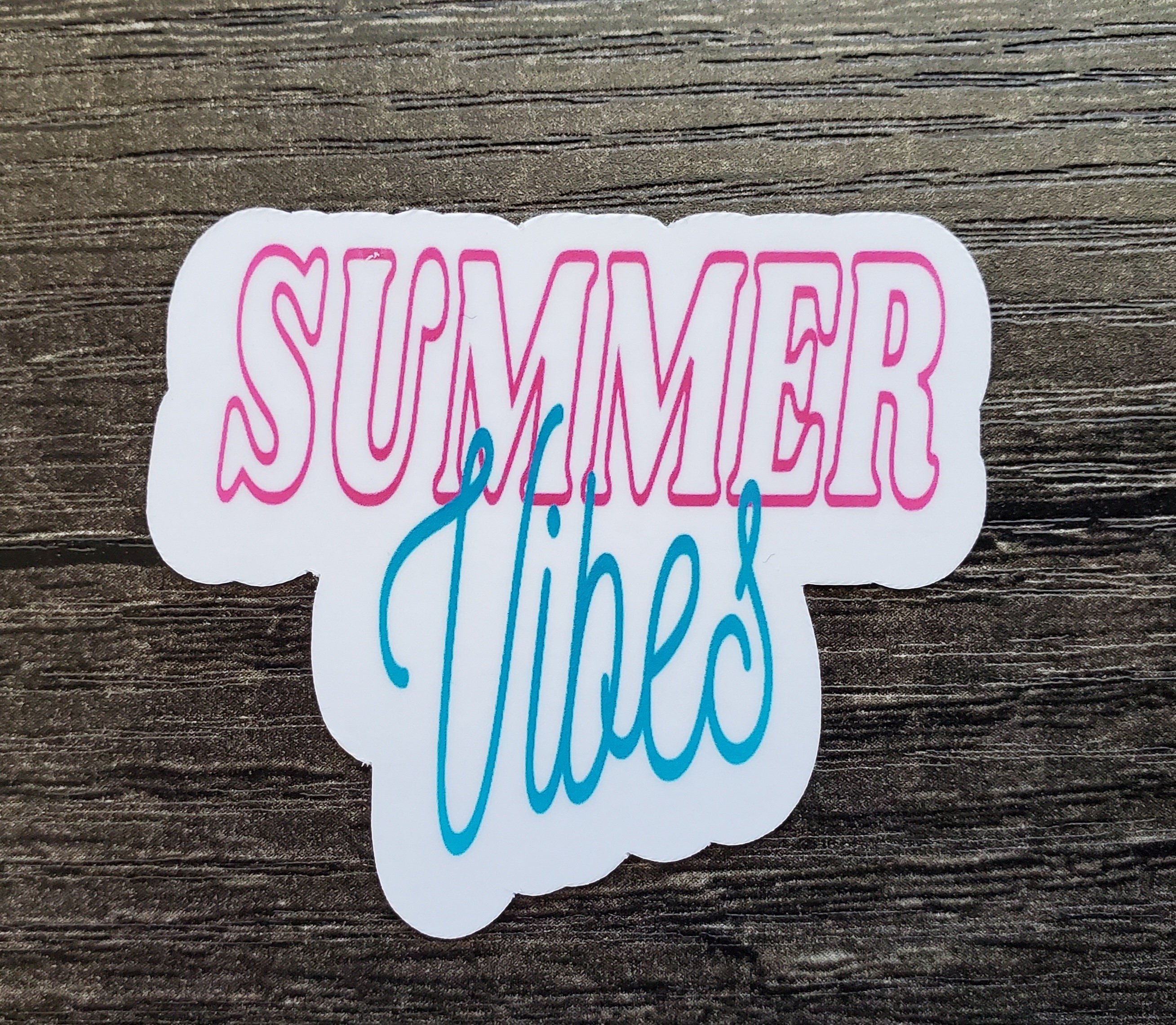 Fun Beach Summer Stickers 6 Pack Laptop Notebook Tumbler Window Decal ...