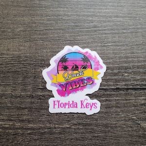 Florida Keys & Key West Stickers 6 Pack Laptop Notebook | Etsy
