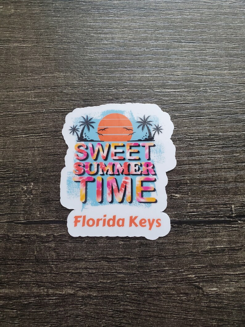 Florida Keys & Key West Stickers 6 Pack Laptop Notebook Tumbler Decal ...