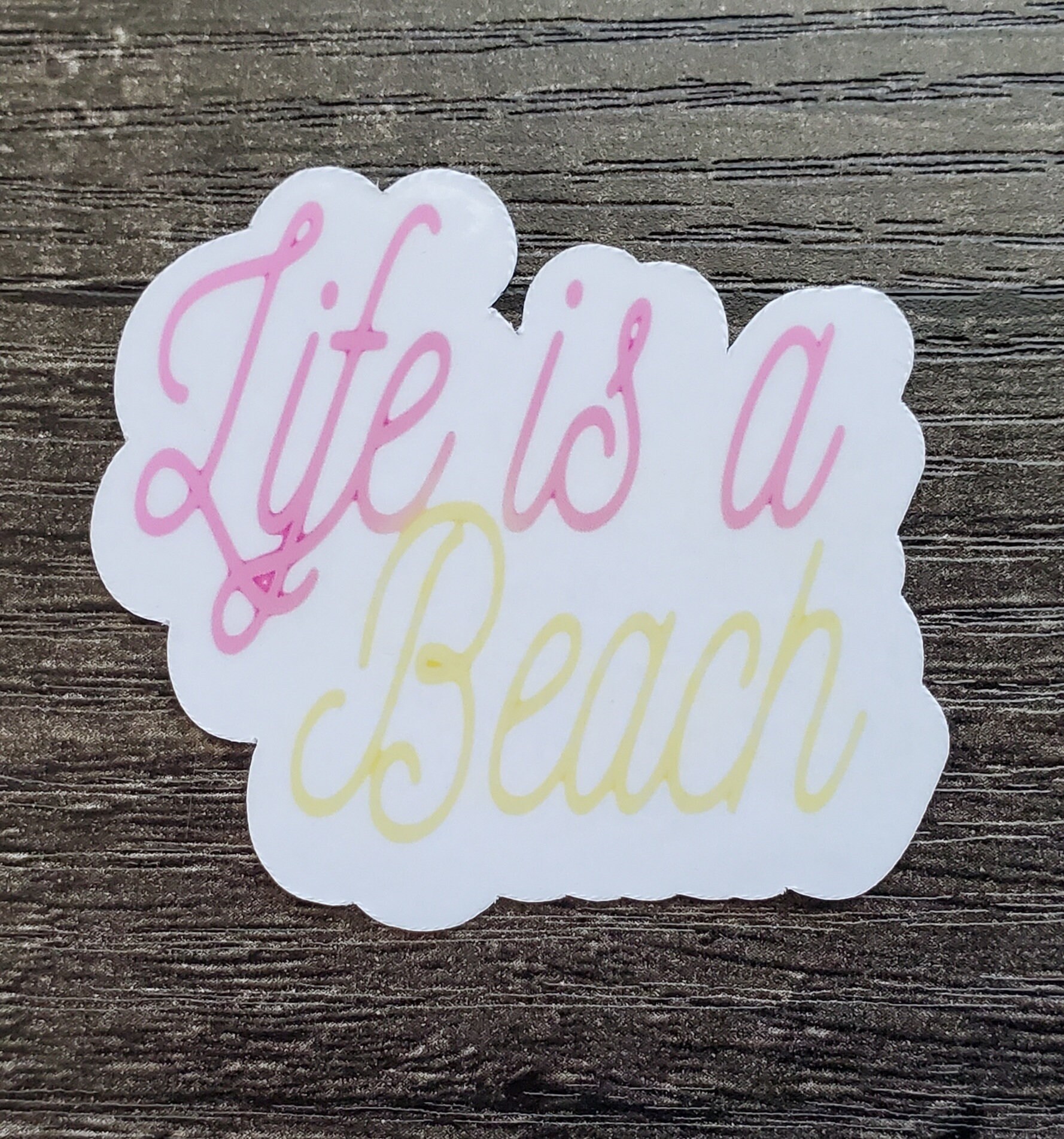 Fun Beach Summer Stickers 6 Pack Laptop Notebook Tumbler Window Decal ...