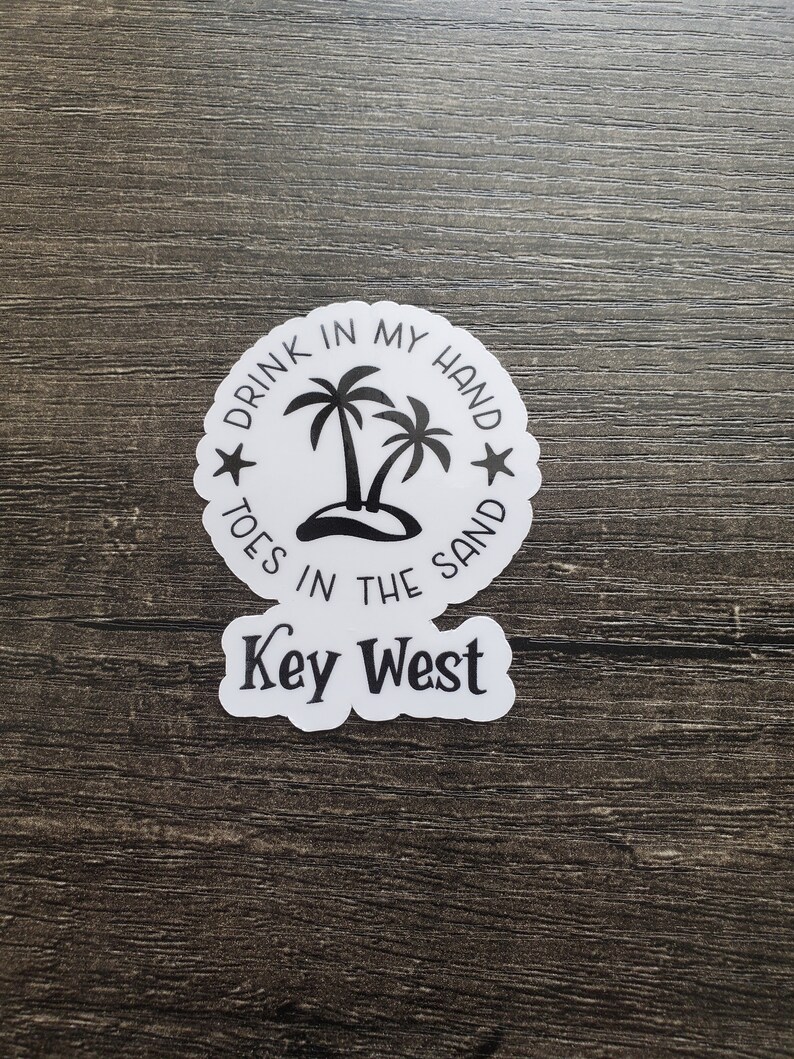 Florida Keys & Key West Stickers 6 Pack Laptop Notebook Tumbler Decal ...